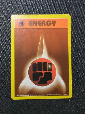 Pokémon TCG Fighting Energy Base Set 97/102 Regular Unlimited Common | eBay