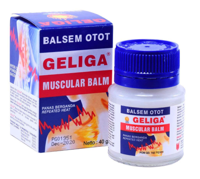 12 X New Bottle Geliga Muscular Balm Otot Balsem Neck Relieve Muscle ...