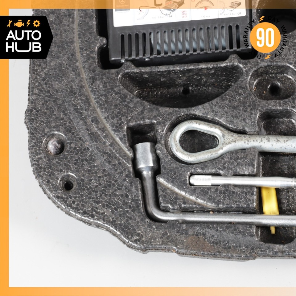 Mercedes R171 SLK350 SLK300 Emergency Spare Tire Jack Tool Kit w/Foam ...