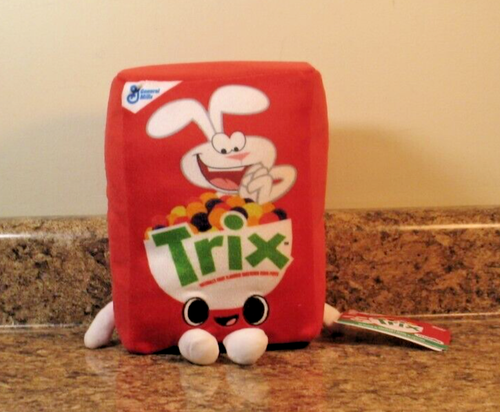 Funkos Plushies General Mills Trix Cereal Box Plush Red 9" New | eBay