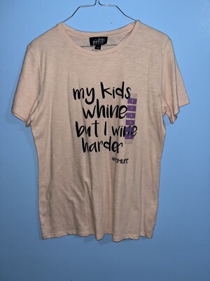 Whine Vs Wine Adult T-shirt Small | eBay