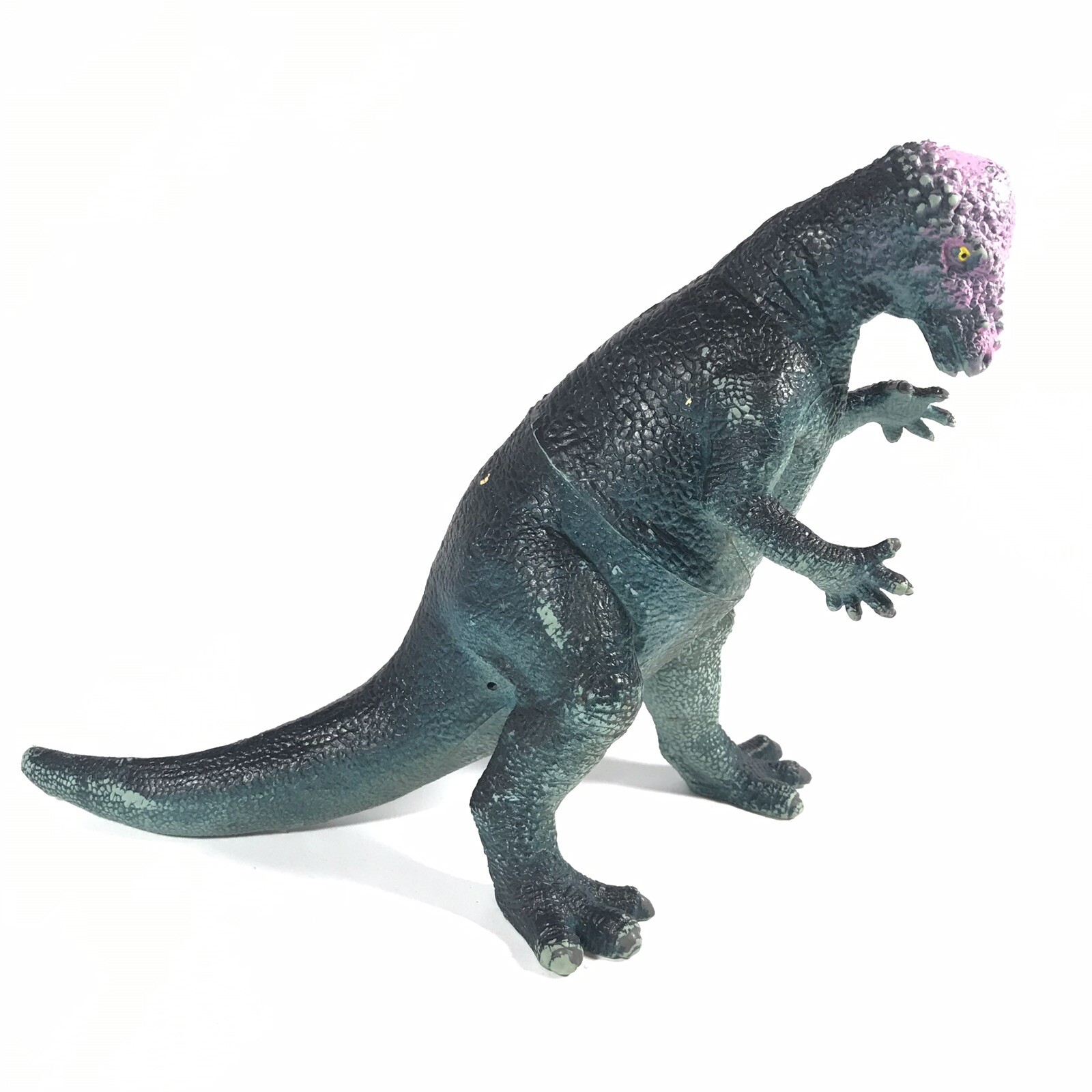 Halosaurus Dinosaur Figure Toy Pachyecep 1998 Pachycephalosaurus 8.5 ...