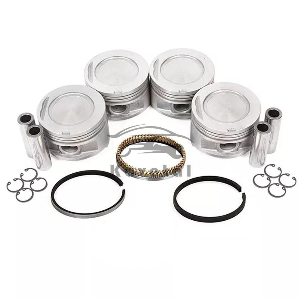 Engine Pistons Gasket Timing Kit Water Oil Pump For Toyota 22R 22RE ...