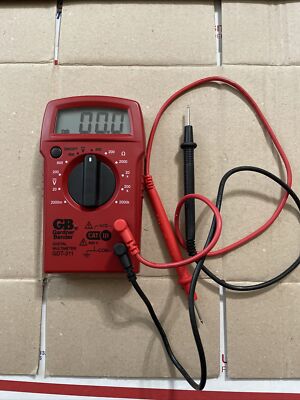 Gardner Bender GDT-311 Black/Red Manual 3 Function Digital Multimeter ...
