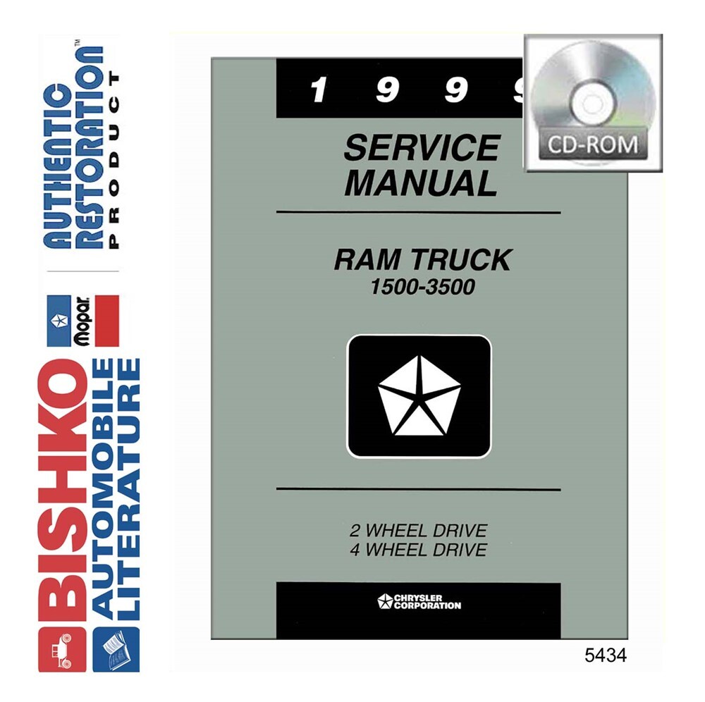 1999 Dodge Ram 1500 2500 3500 Truck Shop Service Repair Manual CD | eBay