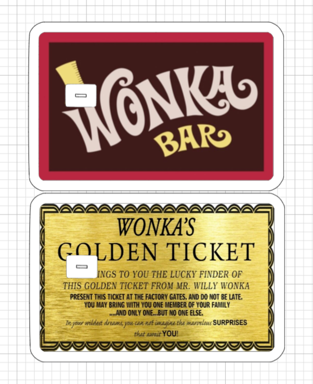 Wonka Golden Ticket Font Willy Wonka Golden Ticket PNG Transparent
