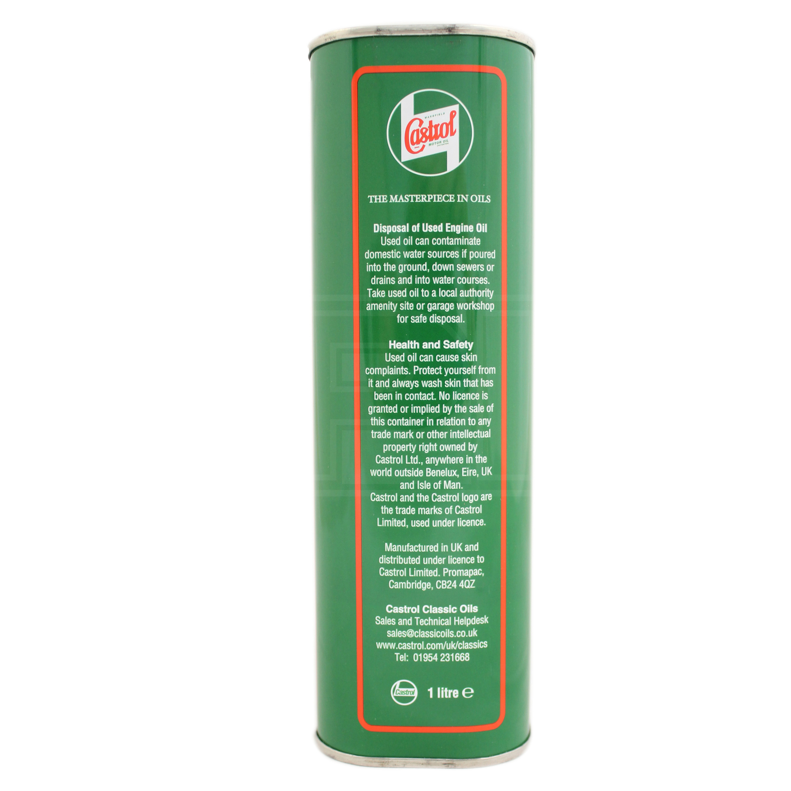 Castrol Classic EP90 Mineral Based Multi-Purpose Extreme Pressure Oil ...