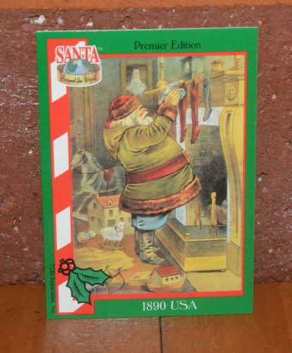 VINTAGE SANTA CLAUS AROUND THE WORLD PREMIER EDITION TRADING CARD 1890 ...