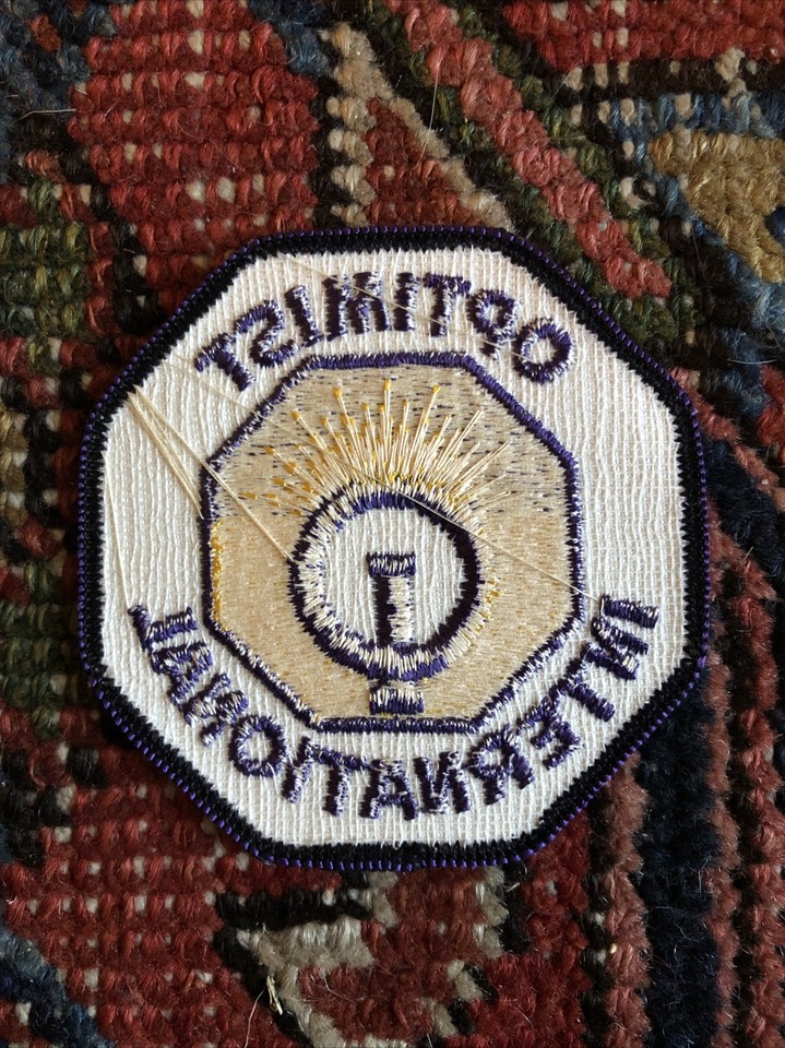 Vintage OPTIMIST INTERNATIONAL Service Club PATCH OI Logo Uniform Badge ...