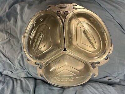 Vintage Guardian Service Ware Aluminum Triangle Pot with Glass Lid 7 ...