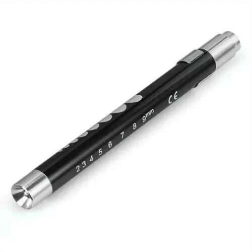 2X LED Medical First Aid Pen Light Flashlight Doctor Nurse EMT Black ...