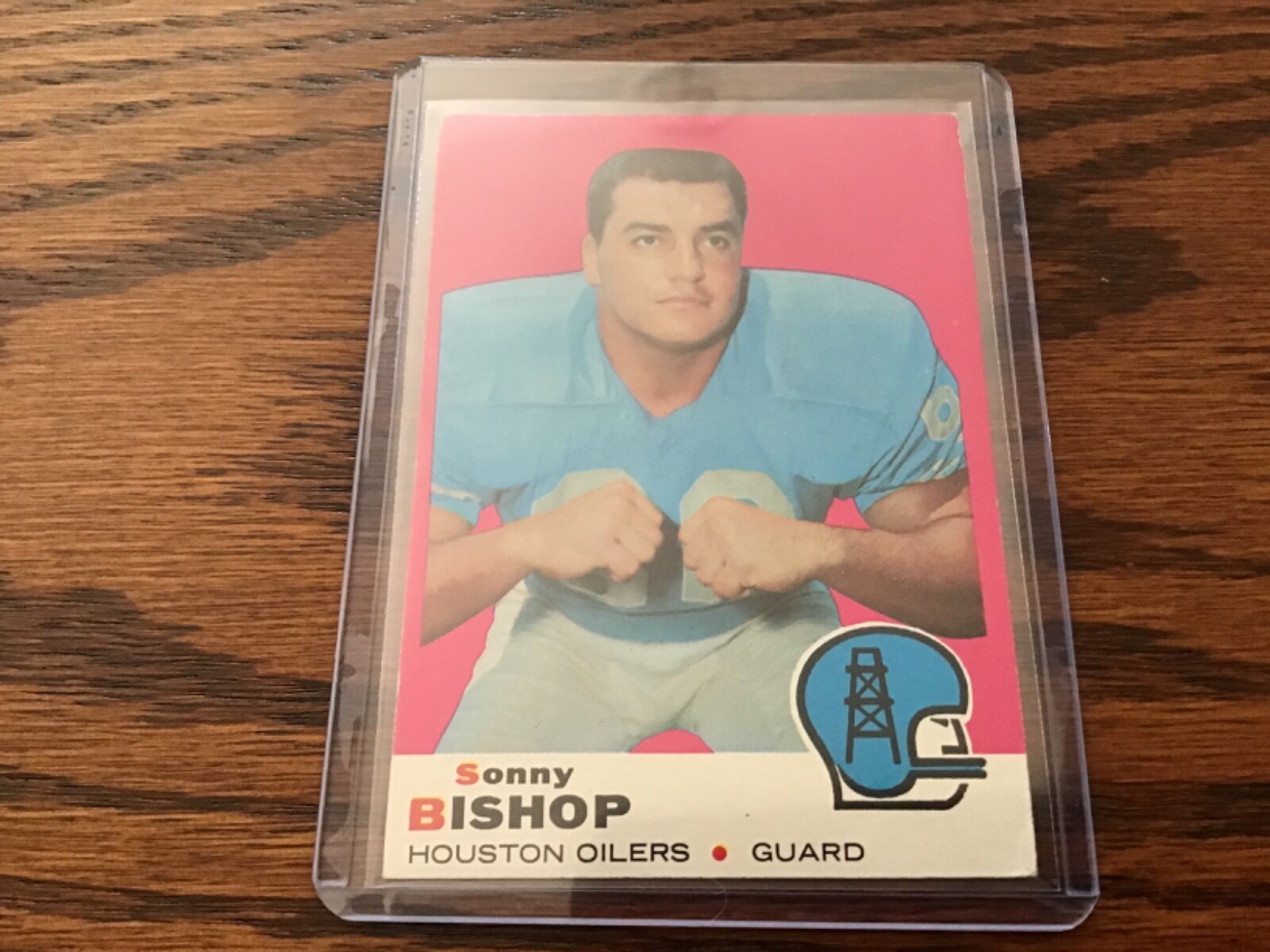 1969 Topps Football Sonny Bishop Houston Oilers Card #88 Great for ...