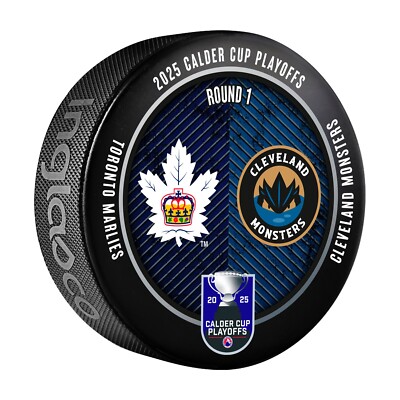 2025 AHL Calder Cup Playoffs Dueling Puck Toronto Marlies vs Cleveland ...