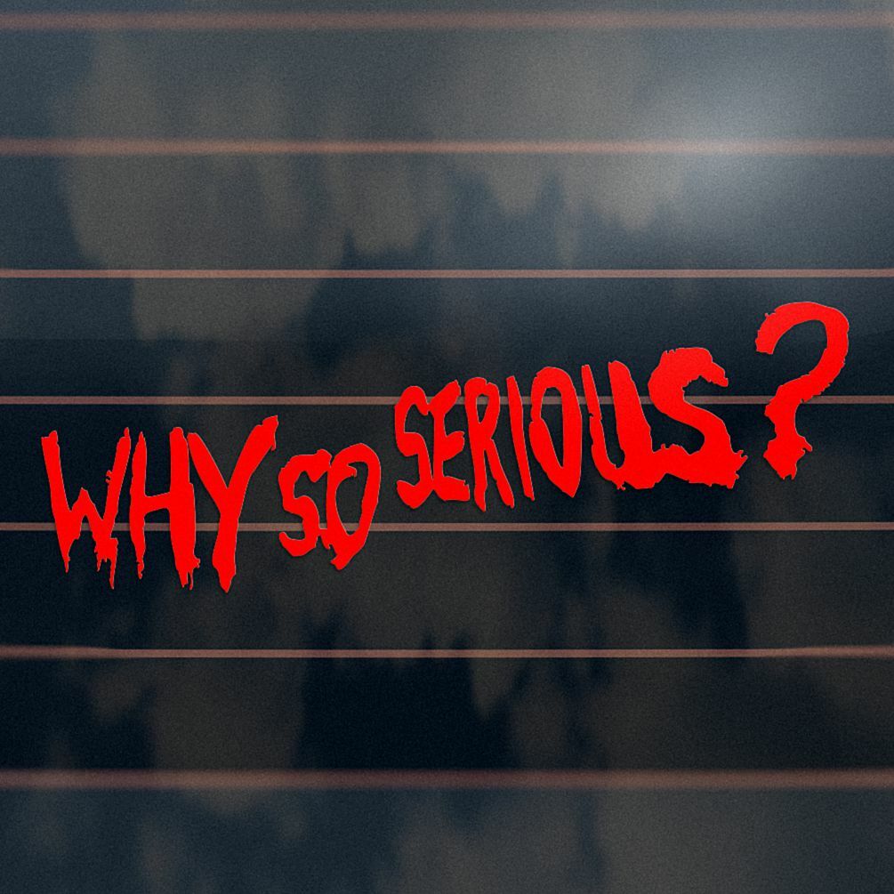 WHY SO SERIOUS? Sticker 210mm car tablet vinyl decal | eBay Australia