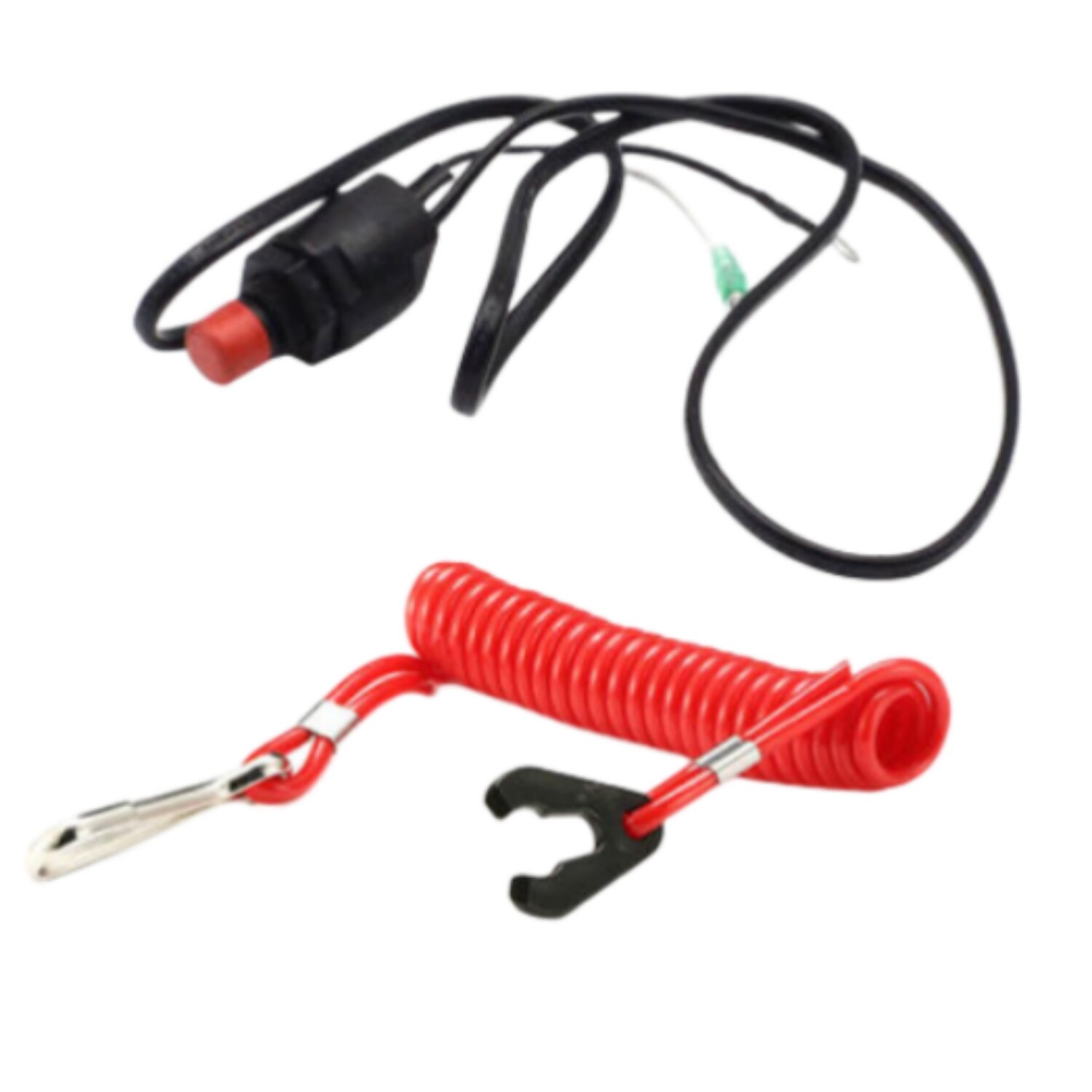 Yamaha Outboard 15 25 30 40 HP Kill Stop Switch Safety Tether Lanyard ...