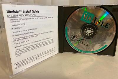 Sim Isle Missions In The Rainforest CD-ROM 1997 Game Maxis PC Windows ...