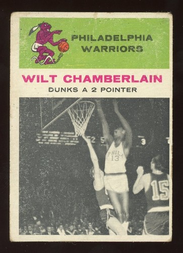 1961 Topps Basketball #47 Wilt Chamberlain In Action Rookie | eBay