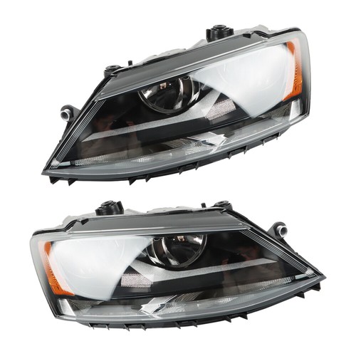 2pcs Headlight Assembly for 2011-2018 VOLKSWAGEN VW JETTA 5C7941005 ...