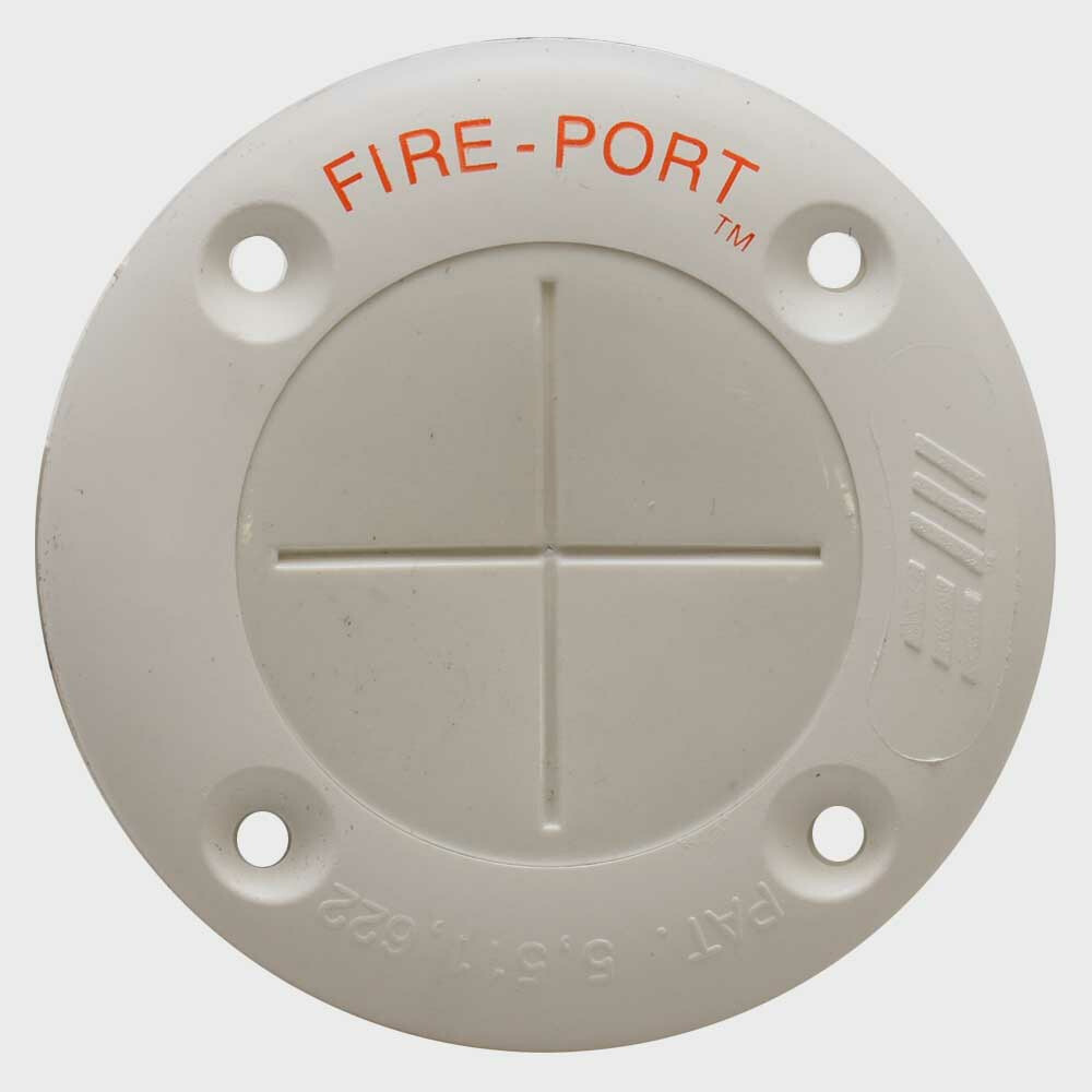Marine East Boat Fire Port 165016 | 3 x 3/4 In White Plastic / Rubber ...