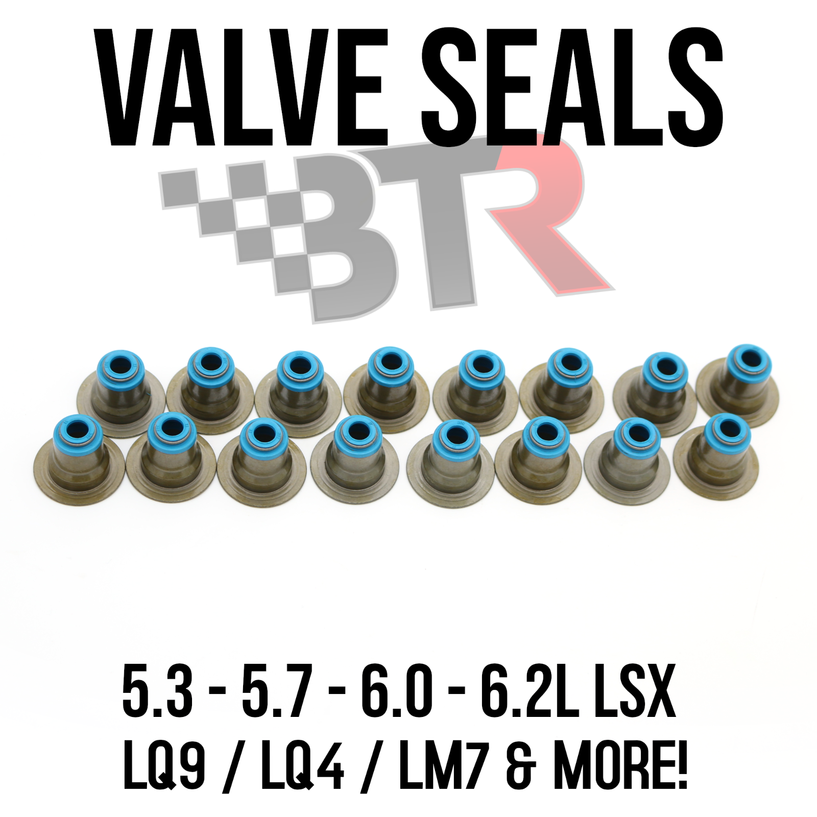 BTR LQ9 LQ4 6.0 5.3 4.8 Valve Seal Kit VS LS Hat Kit | eBay