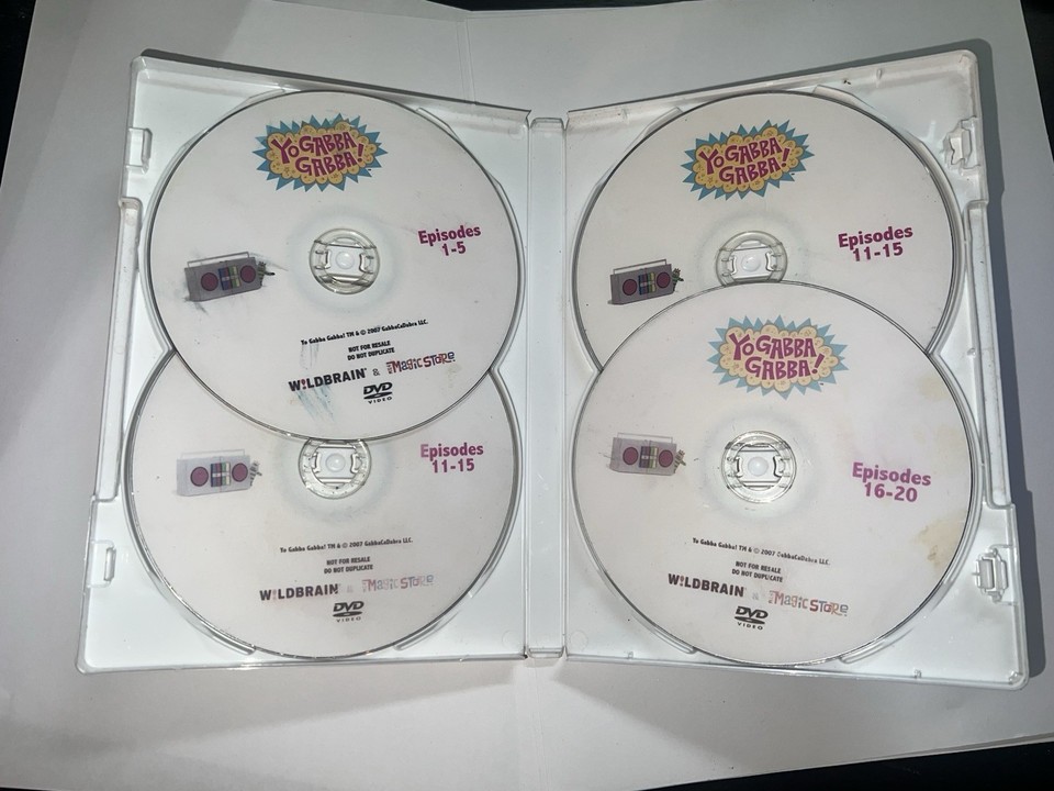 Yo Gabba Gabba WildBrain Magic Store Production Cast Crew DVD Gift Rare ...