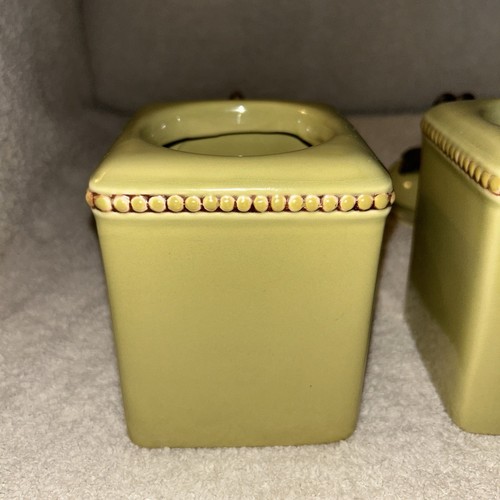 Gracious Goods 3 Canister Set With Stand - Faith Hope Love - Sage | eBay