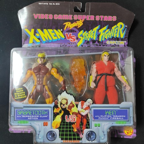 Marvel vs Capcom Figure Sabertooth vs Kent Ibiz #ebc66c | eBay