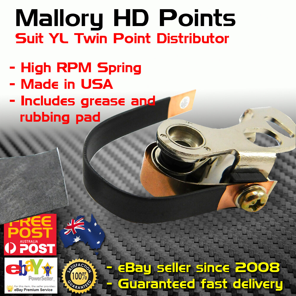 New Distributor Points Fits Mallory 25042 High RPM suit YL Distributor ...