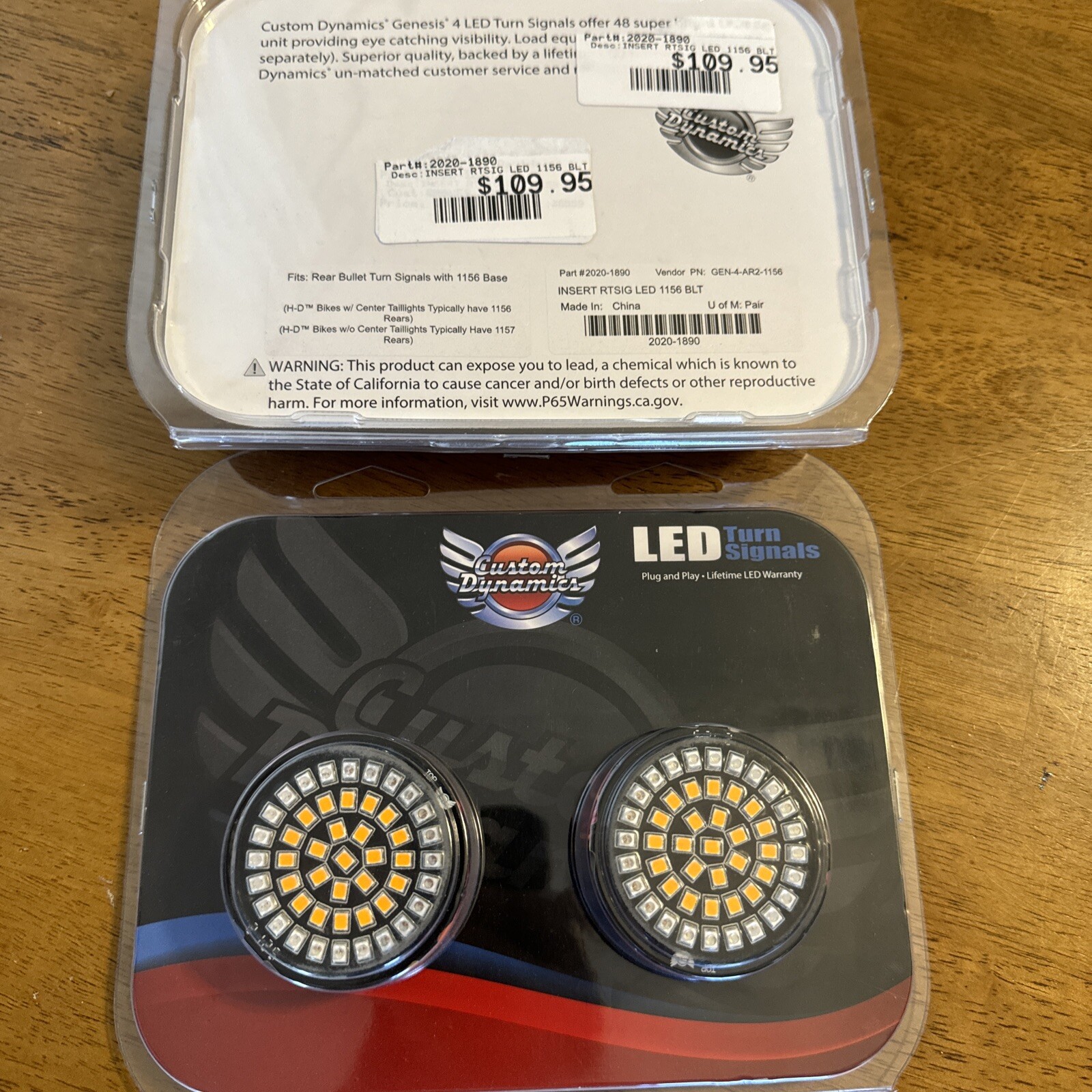 Custom Dynamics - GEN-4-AR2-1156 - Genesis 4 Amber/Red Dynamic ...