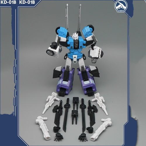 Deformabl Robot Sixshot Blue Decepticon KD-01B Action Figure Kids Toys ...
