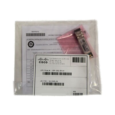Genuine CISCO 10GBASE-SR SFP+, ENTERPRISE-CLASS *SFP-10G-SR-S=* | eBay