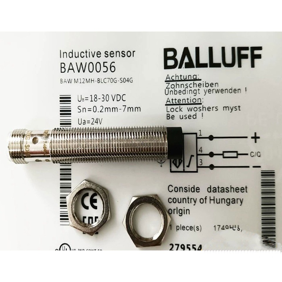 1PC New BALLUFF BAW0056 BAW M12MH-BLC70G-S04G Proximity Switch ...