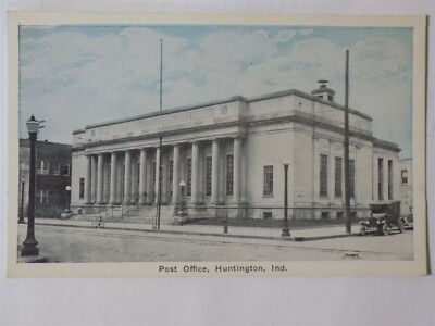 Huntington, Indiana IN ~ Post Office 1920s L686 | eBay