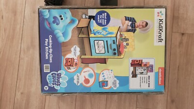 KidKraft Blue's Clues & You! Cooking-Up-Clues Wooden Play Kitchen with ...