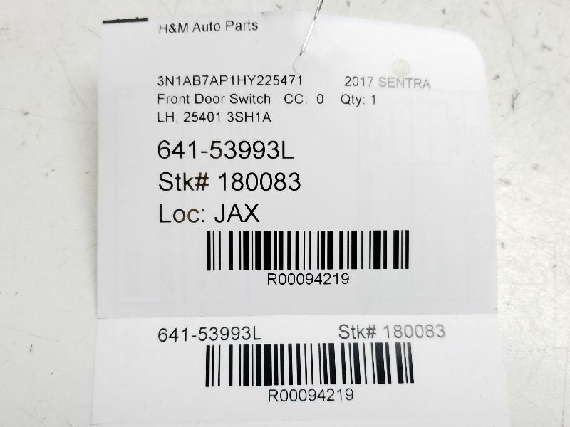13-19 Sentra Driver Front Door Switch Driver's Lock And Window 25401 ...