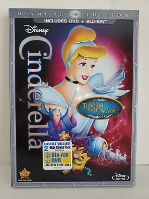Cinderella DVD & Blu-ray Diamond Edition 2-Disc Set. NEW & Sealed w ...