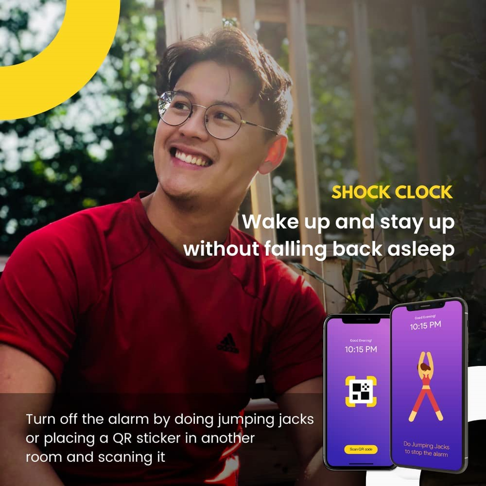 Shock Clock – The World's NO. 1 Alarm Clock – Train Your Brain to Wake ...