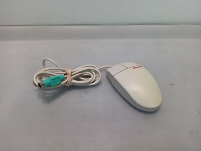 Vintage Compaq Logitech 2-Button Mechanical Ball Mouse PS/2 M-S34 ...