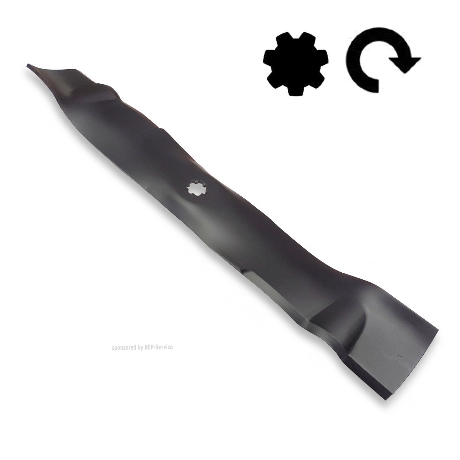 Rasenmähermesser John Deere X130R X155R X166R X350R Sabo 107H cm Flügel ...