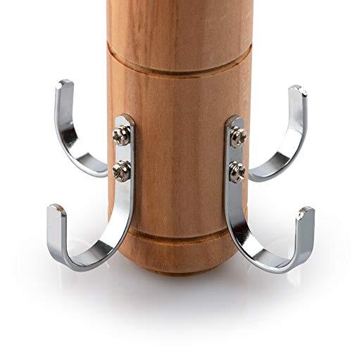 Wooden Belt Tie Rack Scarf Hanger for Closet，for Belts Tie Scarves Tank ...