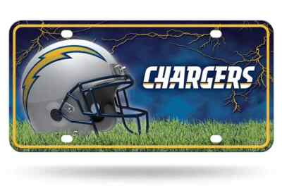 Los Angeles Chargers License Helmet Plate Officially Licensed NFL ...