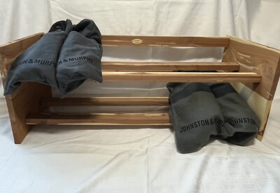 Johnston & Murphy cedar stacking shoe rack organizers | eBay