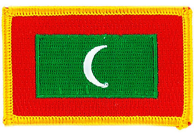 FLAG PATCH PATCHES MALDIVES IRON ON COUNTRY EMBROIDERED WORLD | eBay