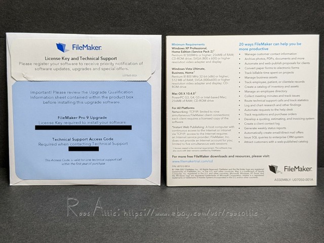 FileMaker Pro 9 - Upgrade for PC, Mac for sale online | eBay