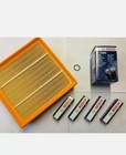Vauxhall Corsa D 1.2 1.4 Bosch Service Kit Oil Air Filter Spark Plugs ...
