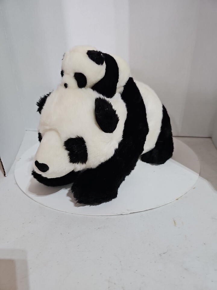 AURORA PANDA BEAR with BABY CUB 15" Plush Stuffed Animal #BG01 | eBay