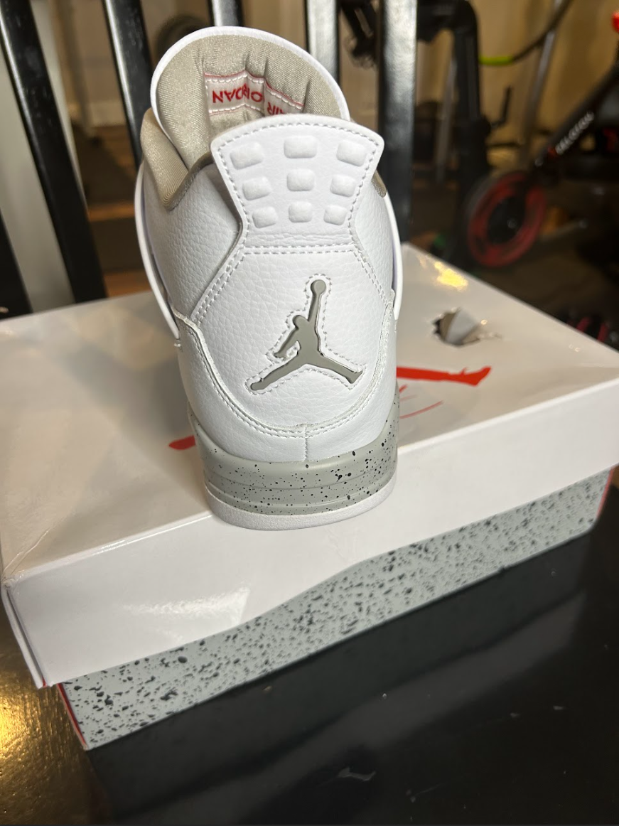 Jordan 4 Retro Mid White Oreo - Size 12 Men's - New With Box Defects ...