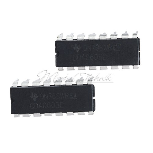 10PCS CD4060 CD4060BE 4060 Ripple Carry Binary Counter IC DIP-16 Pin ...