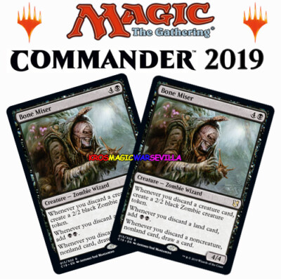 2 X Bone Miser - COMMANDER 2019 ENGLISH MTG MAGIC | eBay