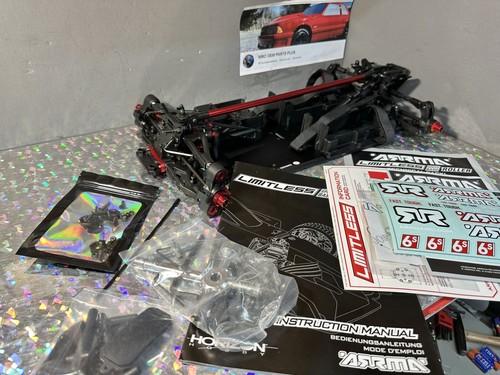 ARRMA V2 limitless roller chassis slider 6s 8s speed run w/ fr rear ...